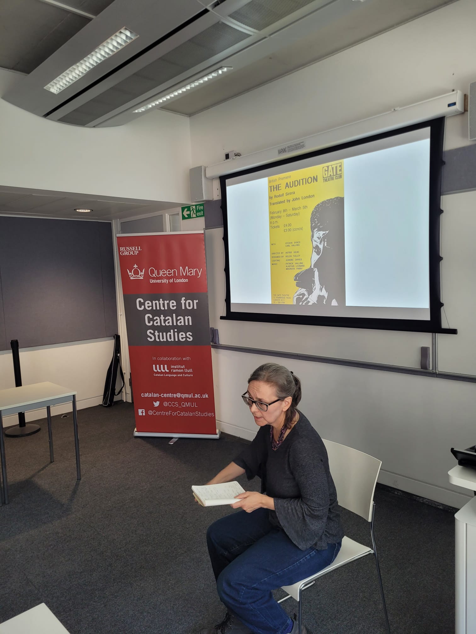 Two days of talks and discussions on Catalan theatre at Queen Mary ...