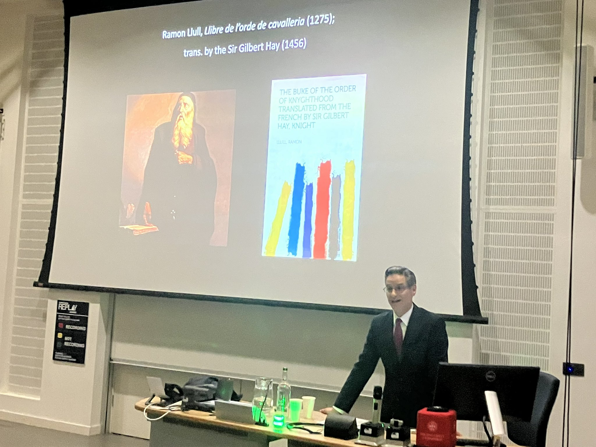 Prof John London gives opening lecture at the University of Edinburgh ...